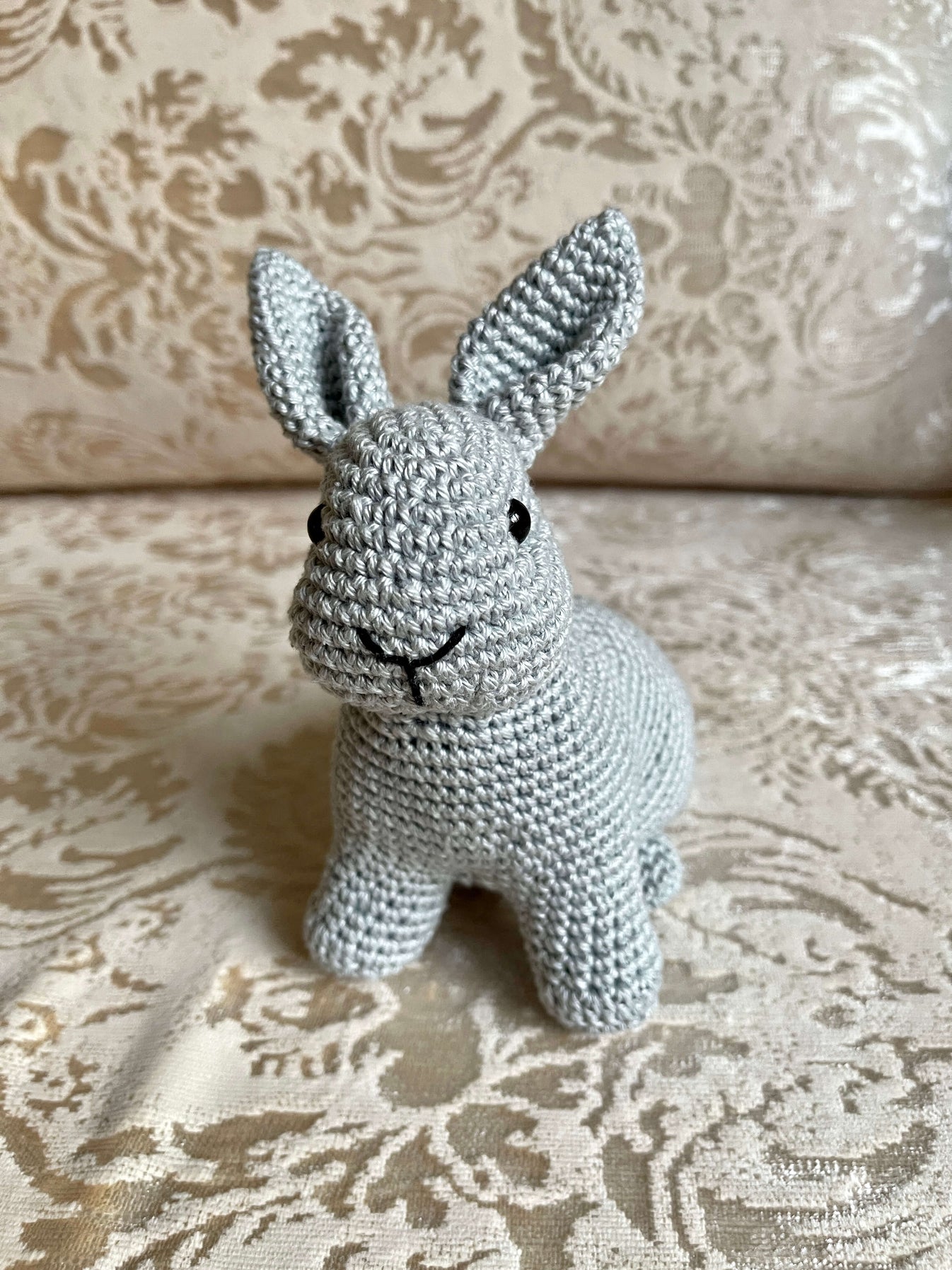 Handmade Crochet Plush Bunny | Amigurumi Animal | Soft, Cuddly ...